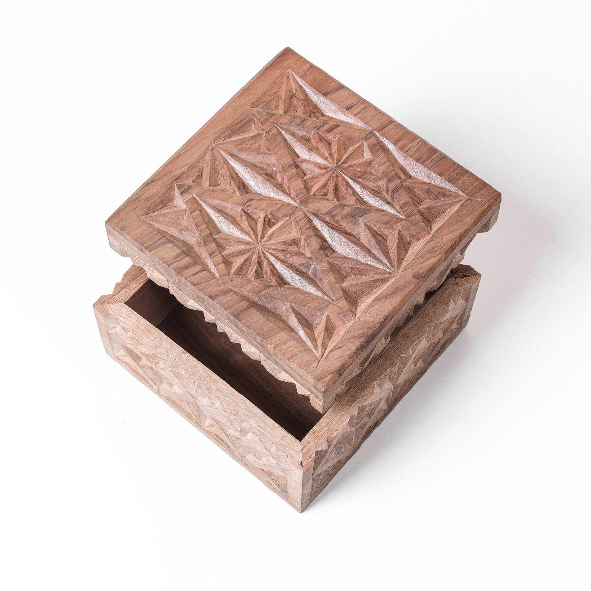 Aseel Jewelry Box With Fine Carvings | Afghani Jewelry Box | Aseel