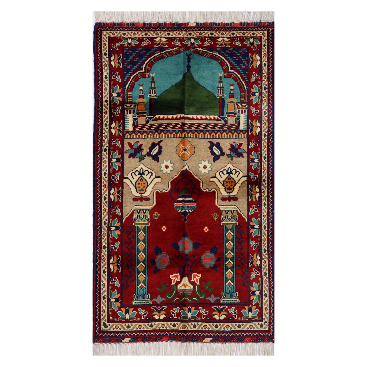 Prayer Map 5'7 x 3'4 (ft) rug, Jay- Namaz | Aseel