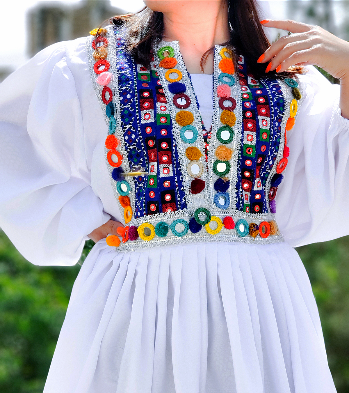 Afghan Women Party Dress | Handmade Clothes | Aseel
