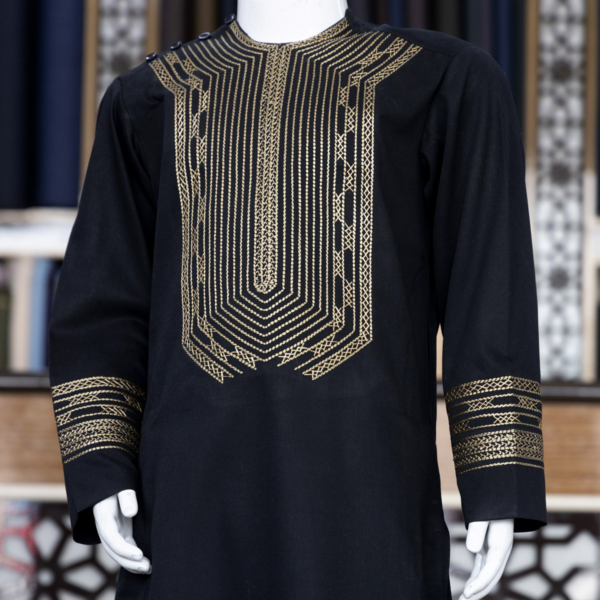 Aseel Luxury Black Afghan Men's Outfit, Handmade, Perahan Tunban Siyah ...